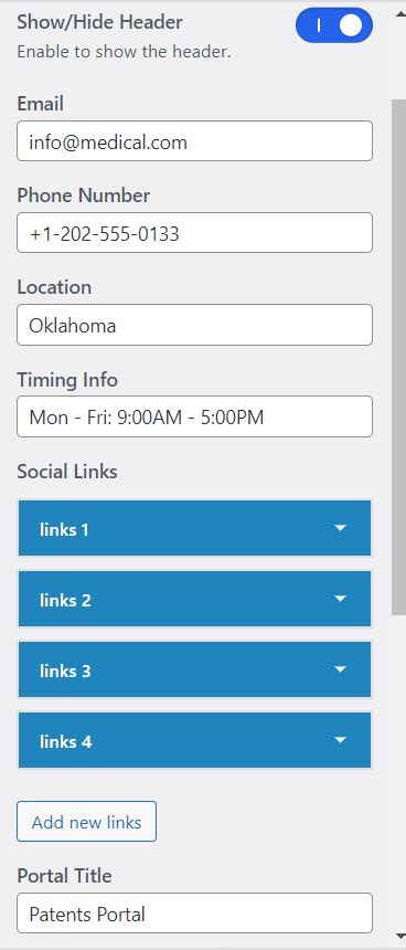 Medical Theme Documentation All Pages And Functions
