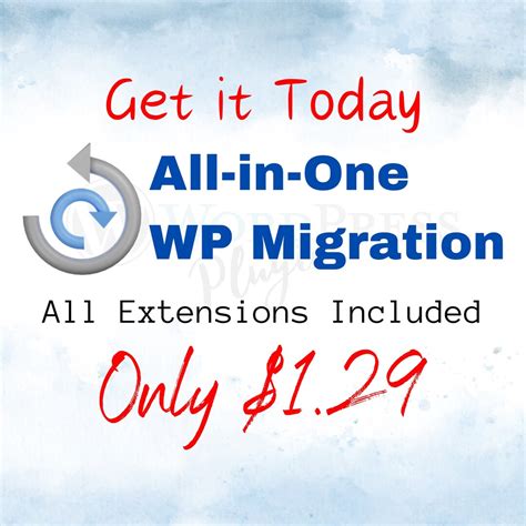 complete package all in one wp migration extensions etsy