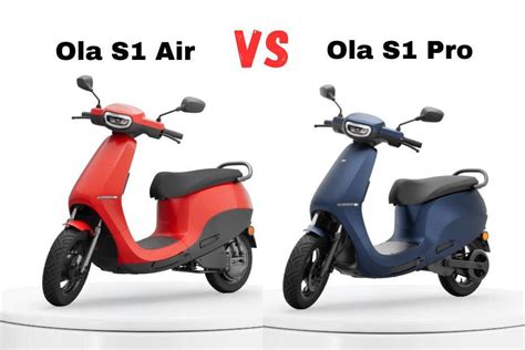 Ola S Air Vs Ola S Pro Differences In Features Explained Bikedekho