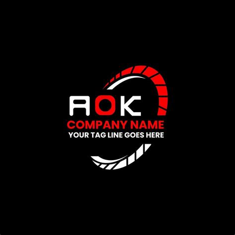 Aok Letter Logo Creative Design With Vector Graphic Aok Simple And