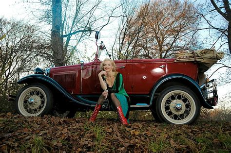 Hd Wallpaper Auto Babe Cars Female Girl Model Sexy Woman Women