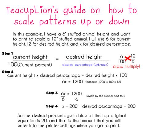 Free Tutorial Print Patterns Larger Or Smaller
