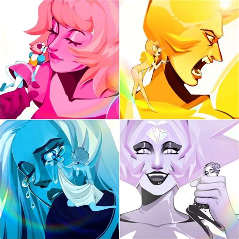 Colored Diamonds In Steven Universe At Angela Murray Blog