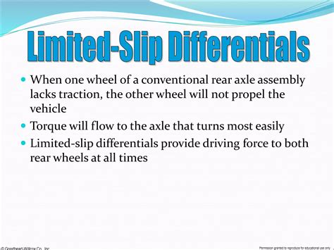 Differential And Rear Axle Ppt