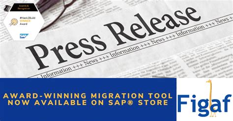 award winning migration tool available on sap® store figaf