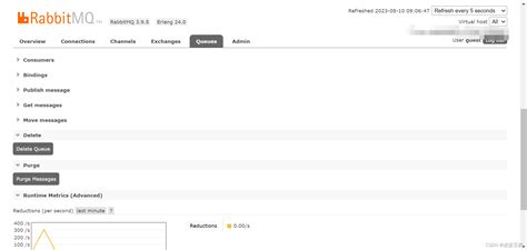 Rabbitmq清除积压消息管理界面出现 Unacked 消息 Csdn博客
