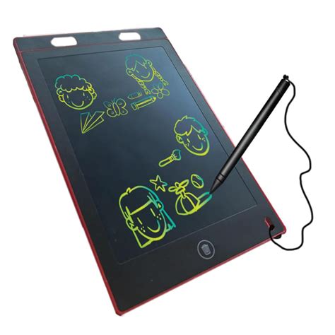 Toymagic Plastic Multi Coloured Lcd Writing Tablet 8 5 Inch Educational Learning Pad Drawing