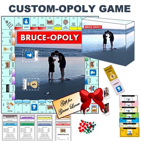 Custom Monopoly Pieces Etsy