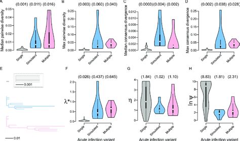 Simulated Sequences Replicated The Diversity Found In Infections With