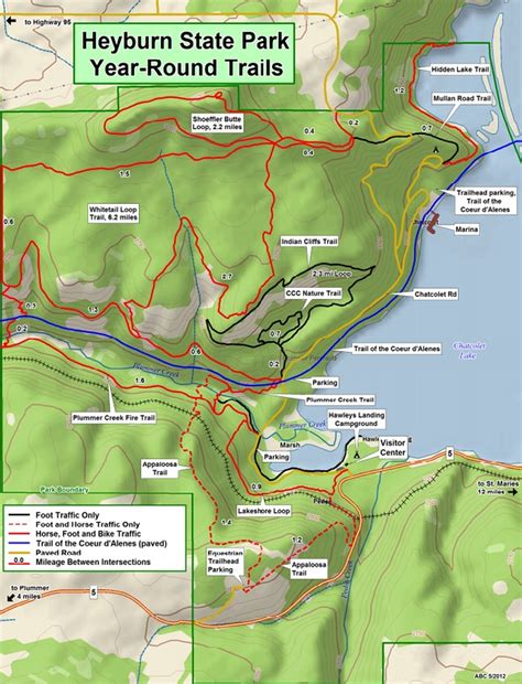 Idaho State Park Maps Dwhike