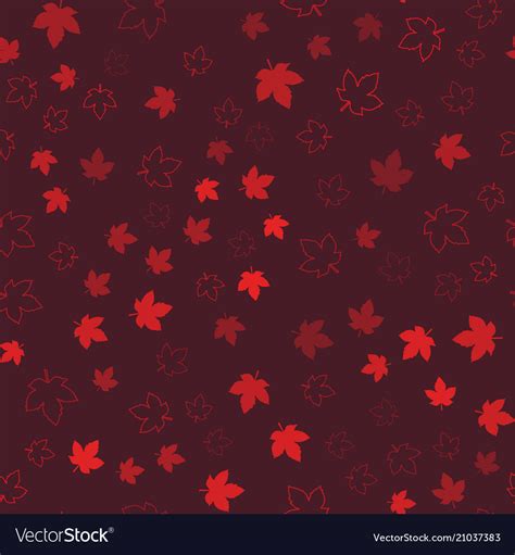 Canada Maple Leaf Pattern Royalty Free Vector Image