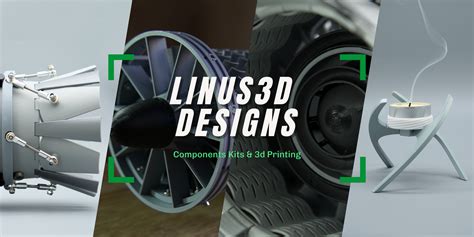 Linus3d Components And 3d Printing