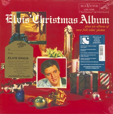 Elvis Presley Lp Elvis Christmas Album Lp 180g Hq Vinyl Bear