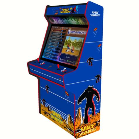 Space Invaders Arcade Machine 5000 Games 43 Inch Screen 120w Subwoofer Arcadecity