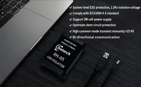 Amazon Com Jhoinrch USB Isolator Based On ADUM3160 Chip Supports 1 5 KV Isolation And 3 W MAX
