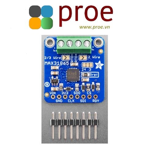 Adafruit Pt100 Rtd Temperature Sensor Amplifier Max31865 Điện Tử Proe