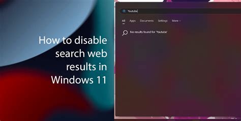 How To Disable Search Web Results In Windows 11 Ithinkdifferent