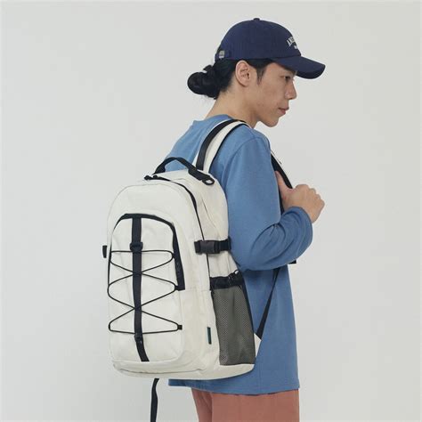플랩 스트링 유틸리티 백팩 아이보리 Flap String Utility Backpack Ivory 아날로그무드