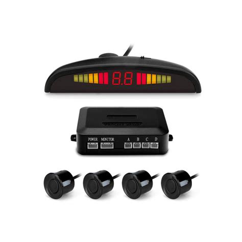 Buy Car Reversing Parking Assistant Sensor Kit W Dash Display Warning Beep W 4 Sensors Per Set
