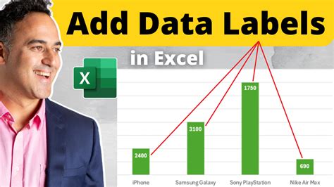 How To Add Data Labels In Graphs In Excel Myexcelonline