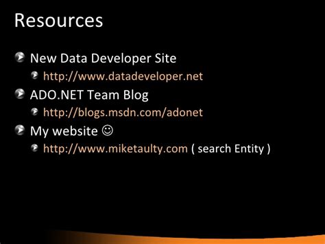 Adonet Entity Framework