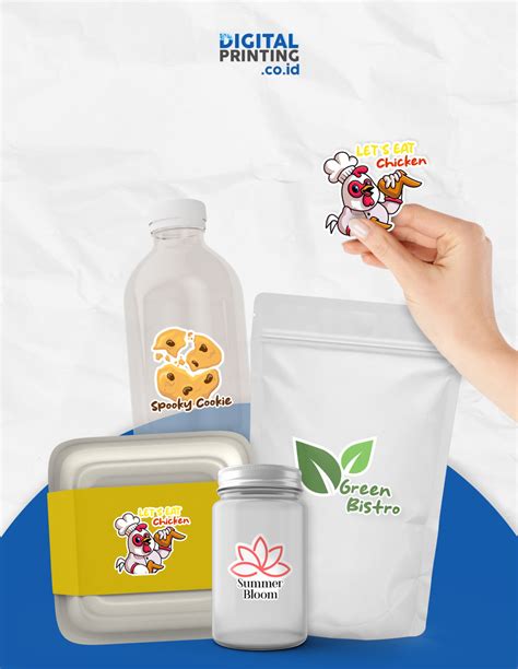 Stiker Label Digital Printing