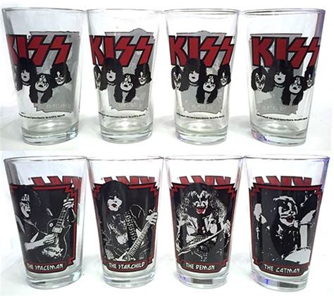 Kiss 2 Pack Pint Glasses