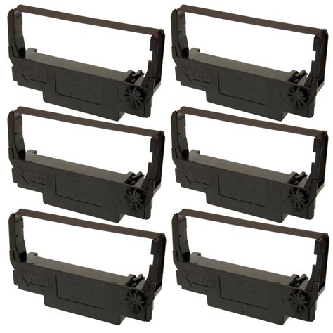 Ribbon Cartridge Black Package Of 6 Compatible With Epson M188b N6410