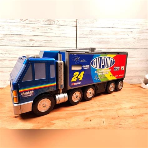 Micro Machine Toys Micro Machines Jeff Gordon Speedway Rig Nascar Playset Earnhardt Galoob