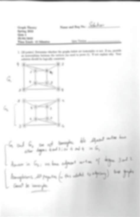 Solution Graph Theory Quiz Studypool