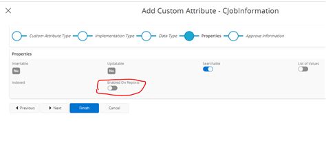 What Does Enabled On Reports In Custom Attributes Do Ifs Community