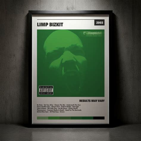 Cuadro Limp Bizkit Results May Vary Pikfy