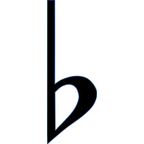 Flat Music Symbol
