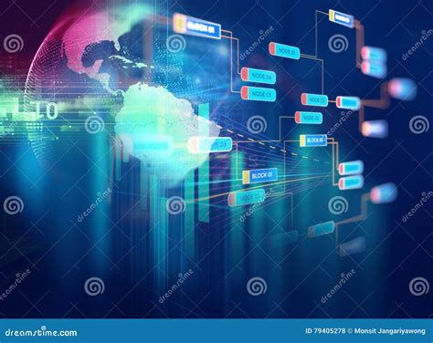 Big Data Futuristic Visualization Abstract Illustration Stock Illustration Illustration Of