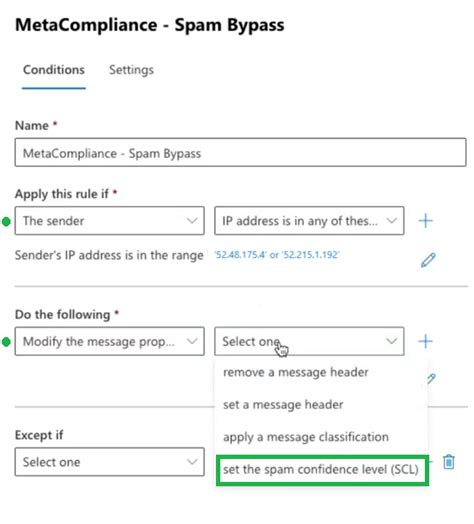 Office 365 Spam Bypass Rule Metacompliance