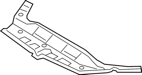 Toyota Avalon Radiator Support Access Cover Upper 5329507040 Toyota Parts Superstore
