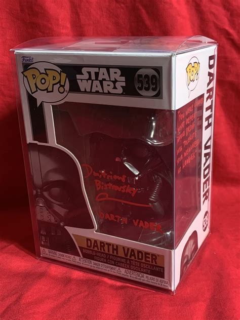 IN STOCK Star Wars Darth Vader Funko Pop Obi Wan Kenobi Series SIGNED With Full