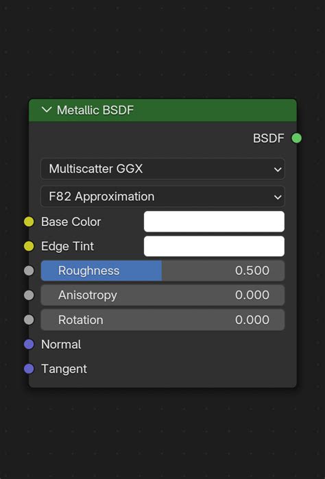 114958 Shader Add Metallic Bsdf Node Blender Blender Projects