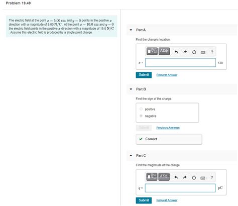 Solved Problem The Electric Field At The Point E Chegg Com