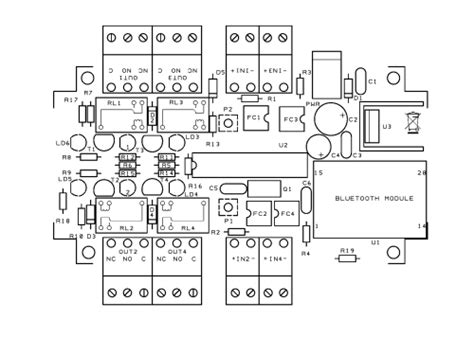 A Four Channel I O RN Bluetooth Interface Controlled By An Android App Open Electronics