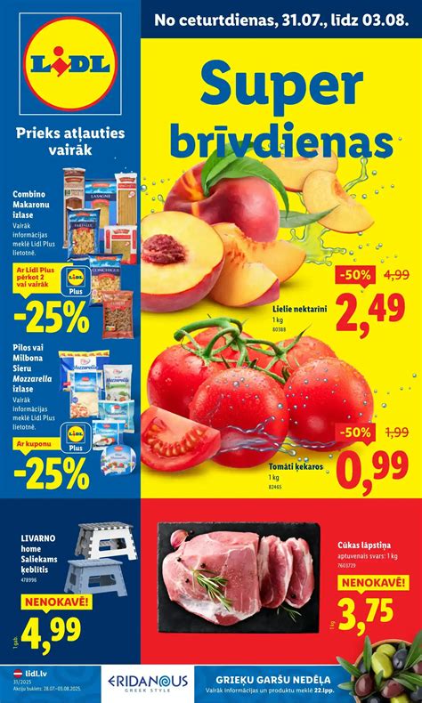 Lidl Akcijas Un Piedāvājumi Nedēļas Bukleti Visibukleti Lv