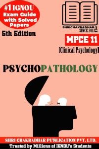 IGNOU MPCE 11 Previous Year Solved Question Paper June 2023 Psychopathology IGNOU MAPC IGNOU