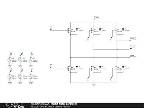 Mosfet Motor Controller Circuitlab