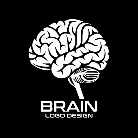 Premium Vector Brain Vector Logo Design