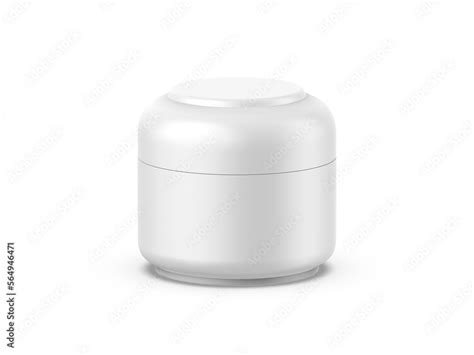 Matte Plastic Cosmetic Jar Mockup For Branding And Promotion Plastic Container For Cream
