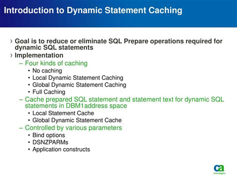 PPT Dynamic Statement Cache In A Nutshell PowerPoint Presentation Free Download ID