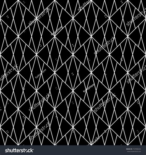 Interlocking Polygons Tessellation Background Seamless Surface Stock