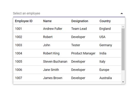 introducing the new react multicolumn combobox