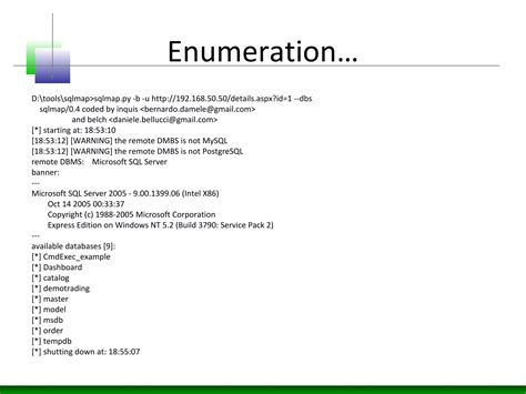 blind sql injection ppt databases computer software and applications