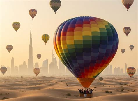 Magical Hot Air Balloon Dubai Ride Stunning Sunrise Views Over Desert